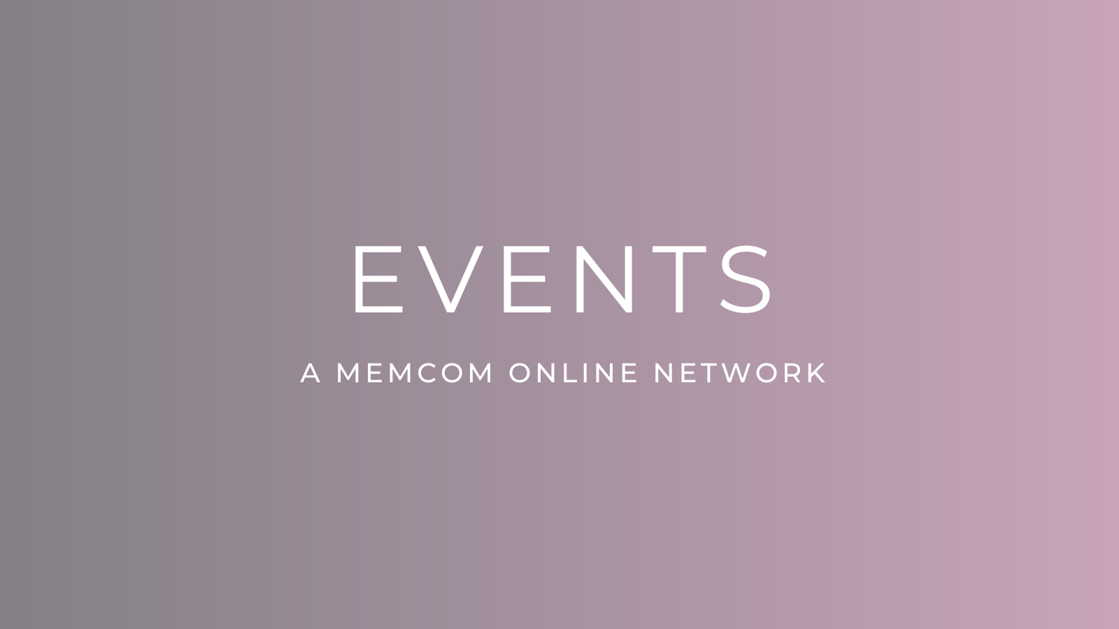 Events Network | Memcom